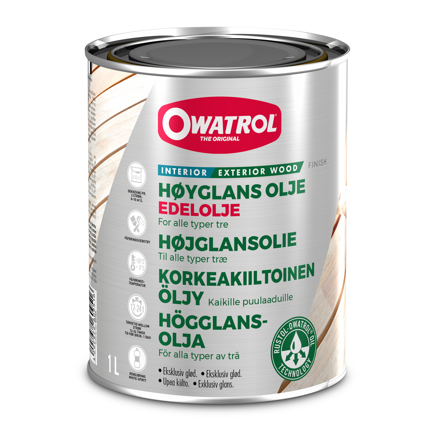 Ädelolja (högglansolja) - 1 liter | Owatrol® Sverige