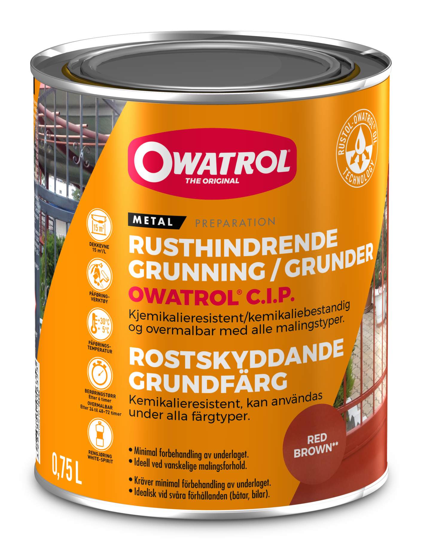 Owatrol® C.I.P - Rostförebyggande grundfärg / primer – Owatrol® Sverige